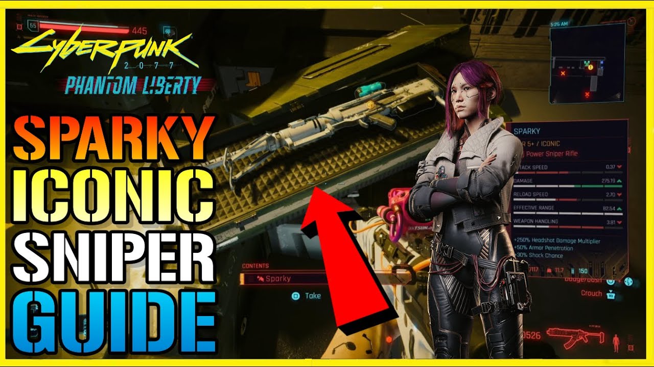 Cyberpunk 2077: "SPARKY" The NEW ICONIC Sniper Is OP! How To Get This ...