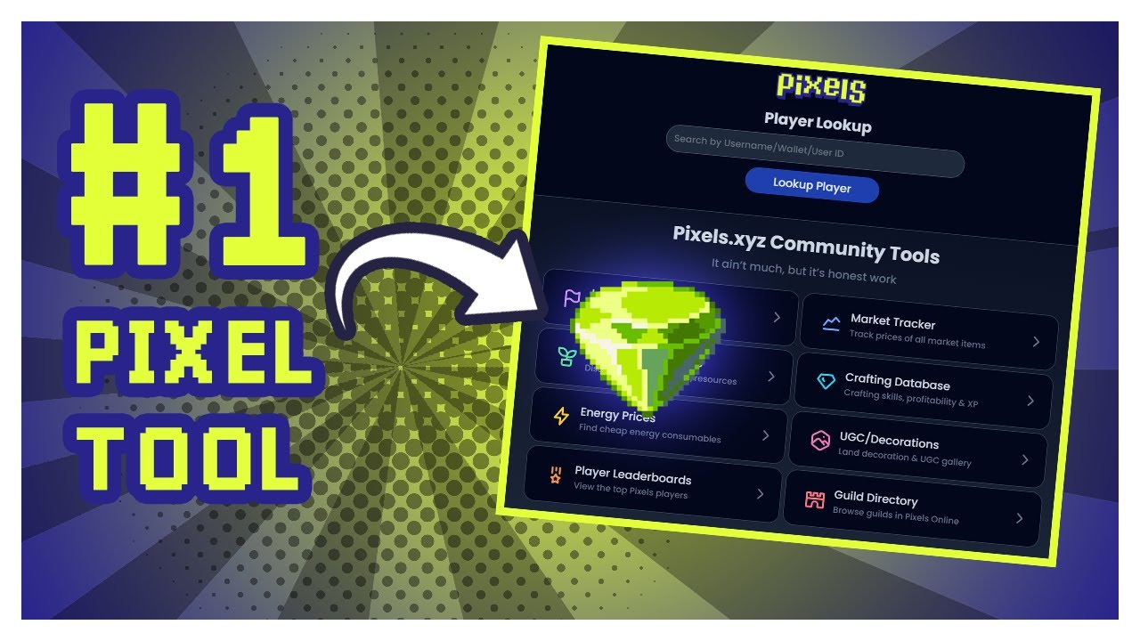 BEST USEFUL WEBSITE to use when playing PIXELS CHAPTER 2 | PIXELS.TIPS ...