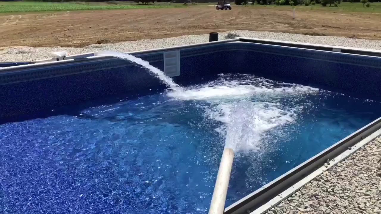 New 20x 50 swimming pool - YouTube