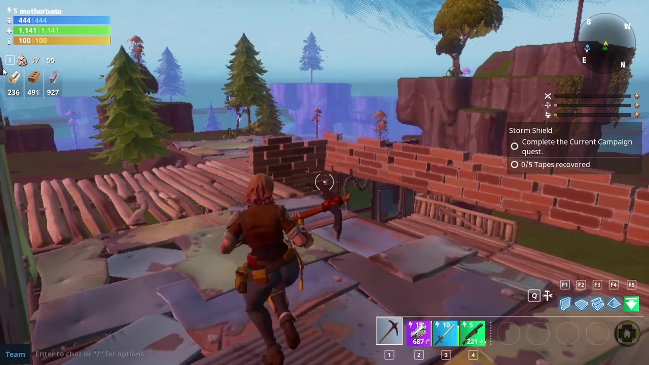 Fortnite ep3 building mah base - YouTube