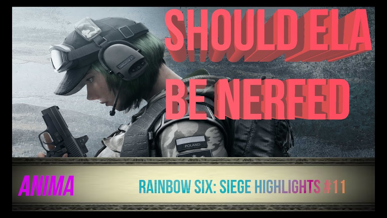 R6S Random Moments Is Ela's Scorpion Too Strong?!! - YouTube