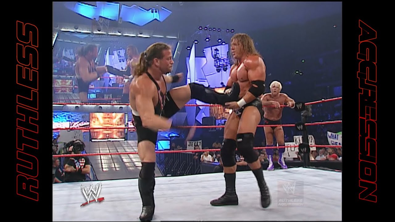 Triple H & Ric Flair vs. Bubba Ray Dudley & RVD | WWE RAW (2002) 2 ...