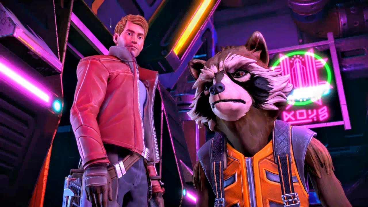 Peter Quill Flies to Rocket Raccoon's Home Planet Halfworld (Guardians ...