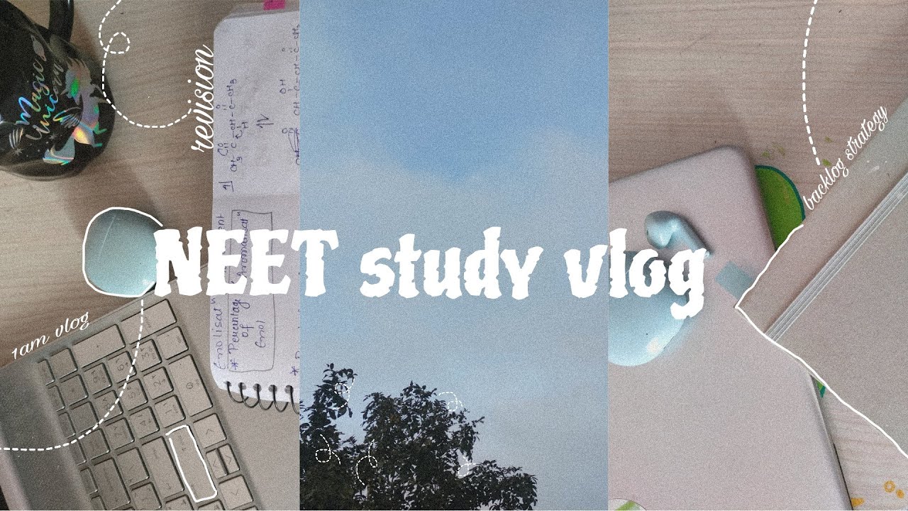 NEET Study Vlog: backlog sprint at 6 AM || covering backlog | Tips, Motivation, and Study ...