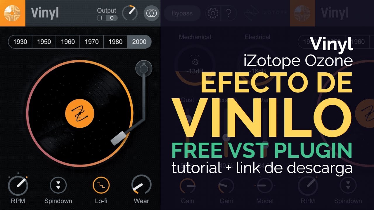 VST PLUGIN consigue el sonido de vinilo / Lo Fi + Link de descarga [ Vinyl - iZotope Ozone ...