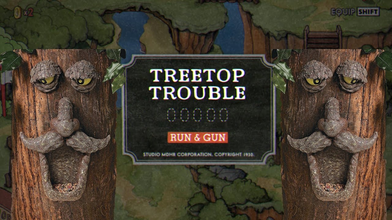 Cuphead Run and Gun Tutorial - Treetop Trouble - YouTube