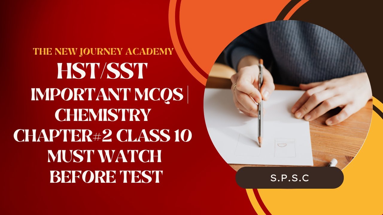 HST/SST Important MCQ's | Chemistry Chapter 2 Class 10 - YouTube