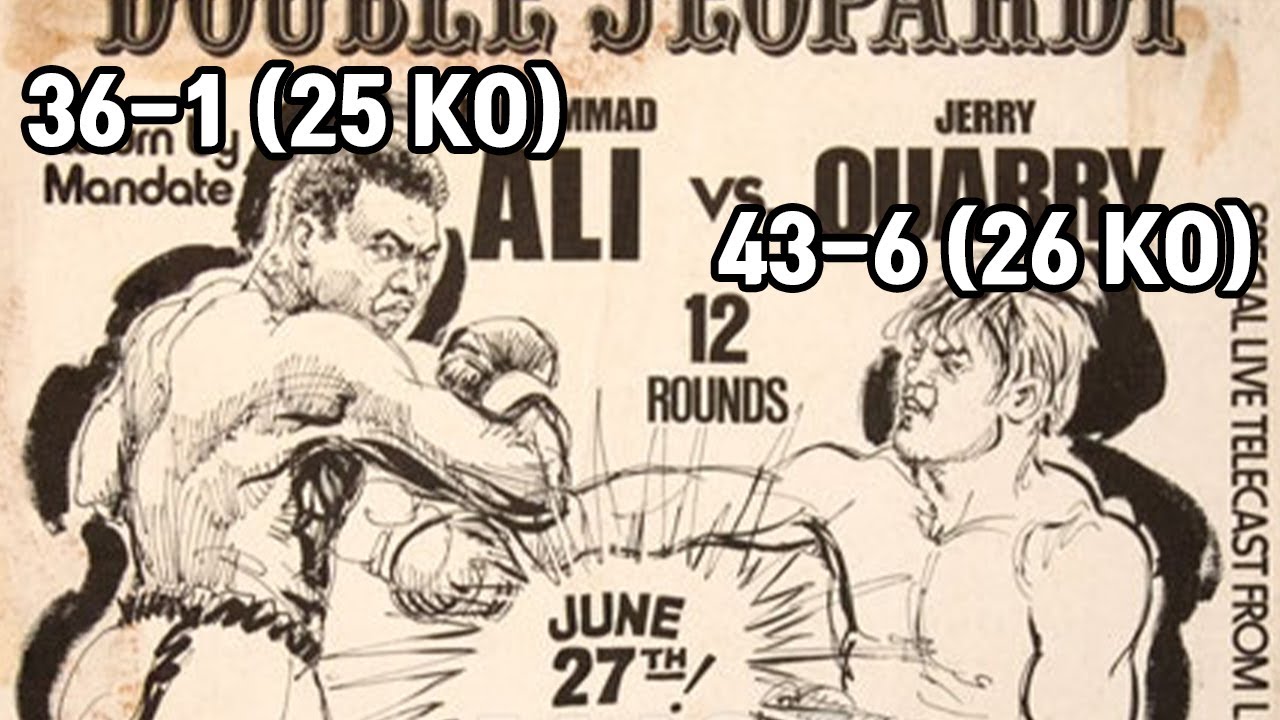 Double Jeopardy, Muhammad Ali vs. Jerry Quarry 2 Highlights. - YouTube