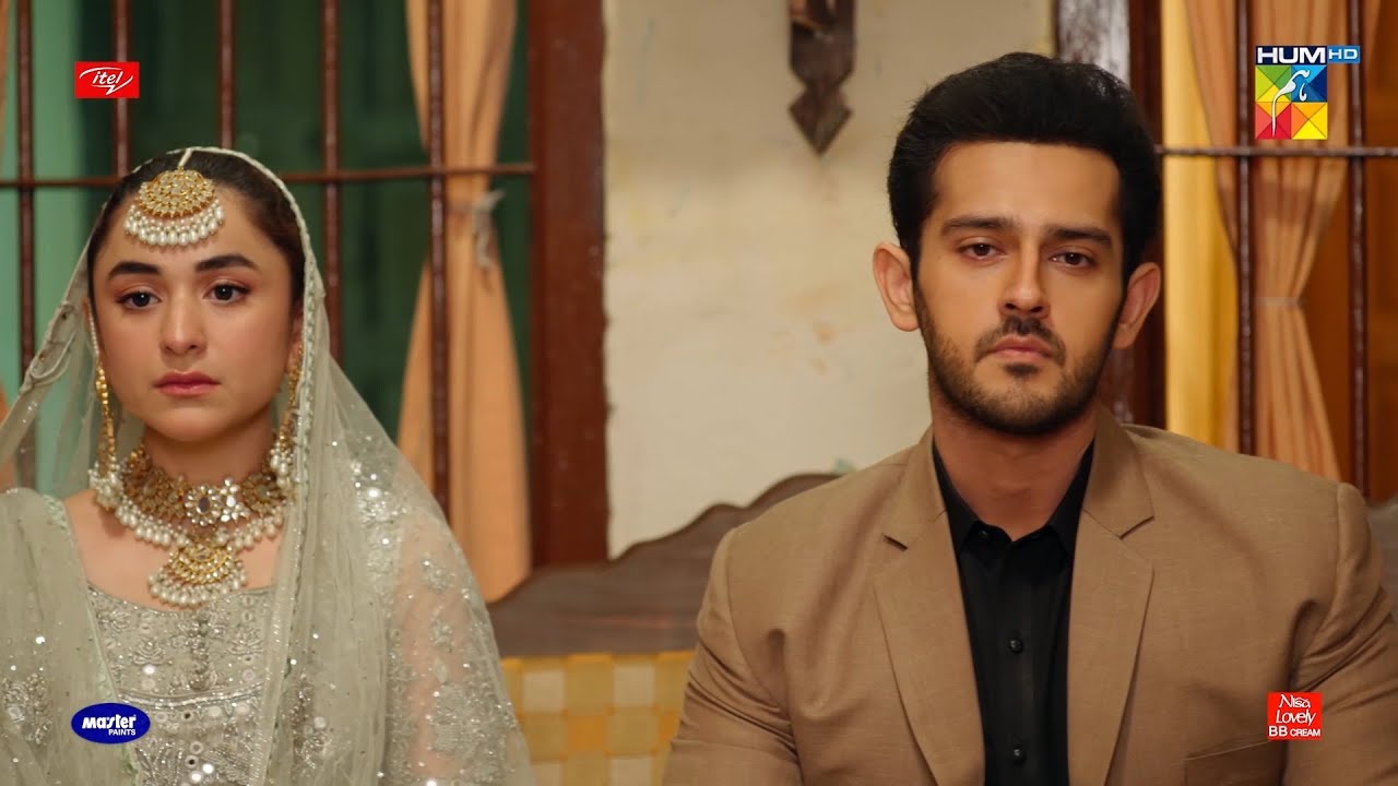 Yumna Zaidi - Azaan Sami Khan || WEDDING SCENE || Ishq-e-Laa - HUM TV ...