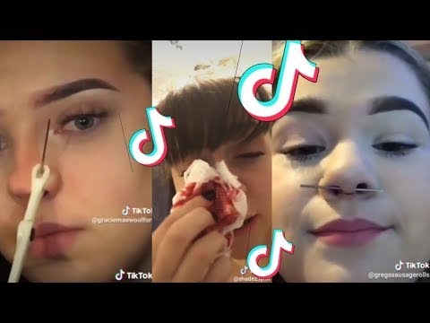 Piercing Roulette Challenge TikTok (part 3) RE-UPLOADED