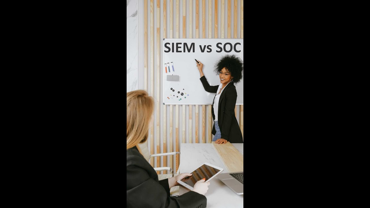 SIEM vs SOC: Do you know the difference between a SIEM and a SOC? #shorts - YouTube