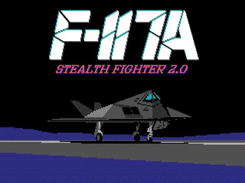 MicroProse F-117A Nighthawk Stealth Fighter 2.0 EGA - Desert Storm ...