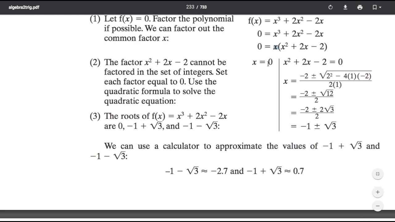 [수학의 구조] 258 SOLVING HIGHER DEGREE POLYNOMIAL EQUATIONS - YouTube