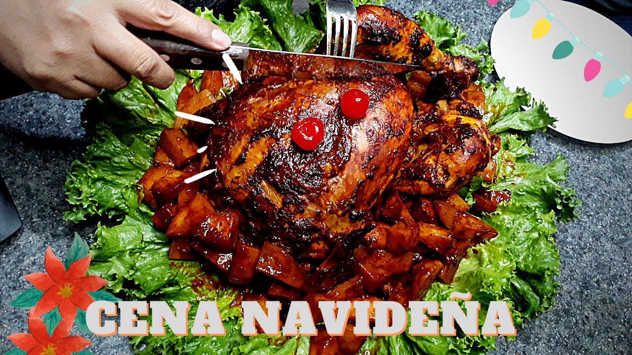 ORIGINAL POLLO AL HORNO navideño🎄Y RELLENO /económico y fácil # ...