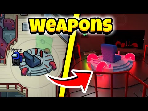 I Recreated Among Us in 3D! - (Weapons Room) - YouTube