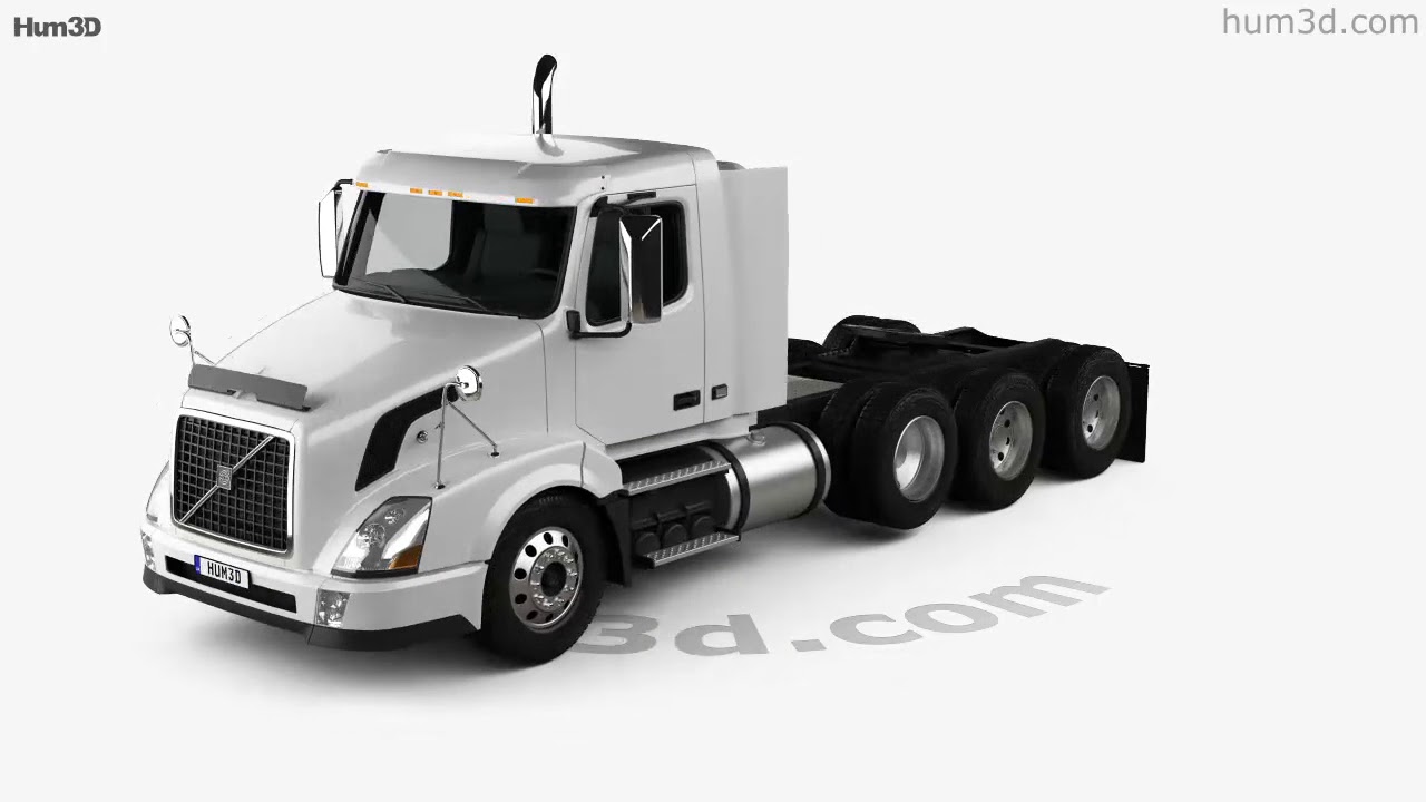Volvo VNX (300) Tractor Truck 4-axle 2010 3D model by Hum3D.com - YouTube
