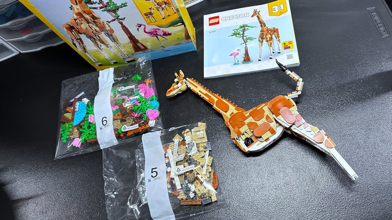 Finishing My LEGO Giraffe & Talking Disney - YouTube