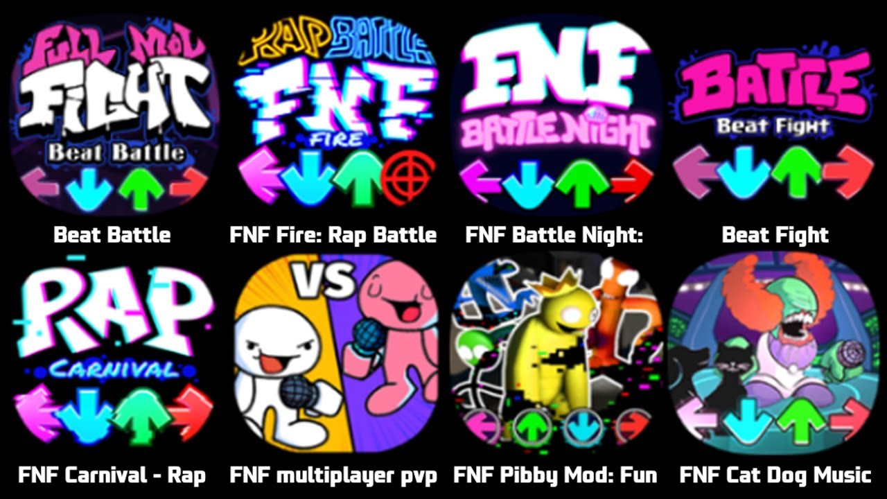 FNF Late Night City Tale, FNF Limu, Aquaphobia, FNF Halloween Carnival ...