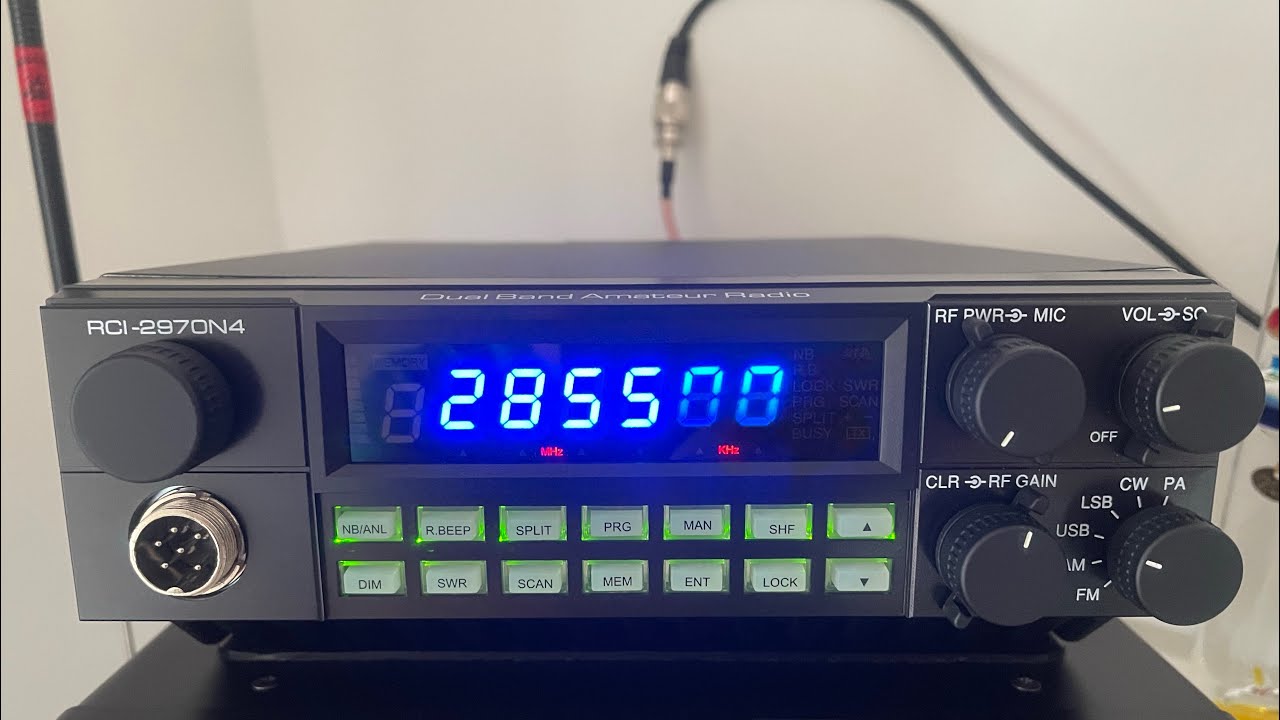 RCI Ranger 2970 N4 10 meter SSB CB Radio 500 watts PEP on SSB 11 meter ...