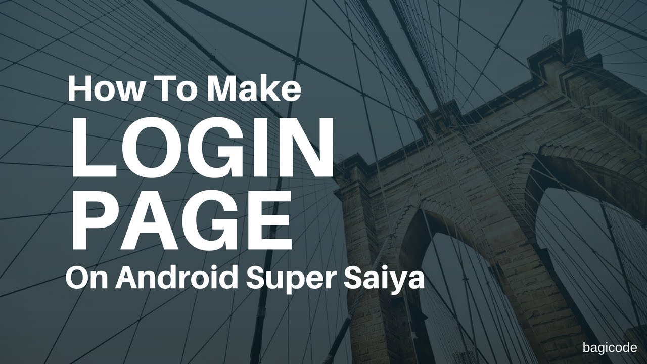 Cara Membuat Halaman Login Android dengan Mudah - YouTube
