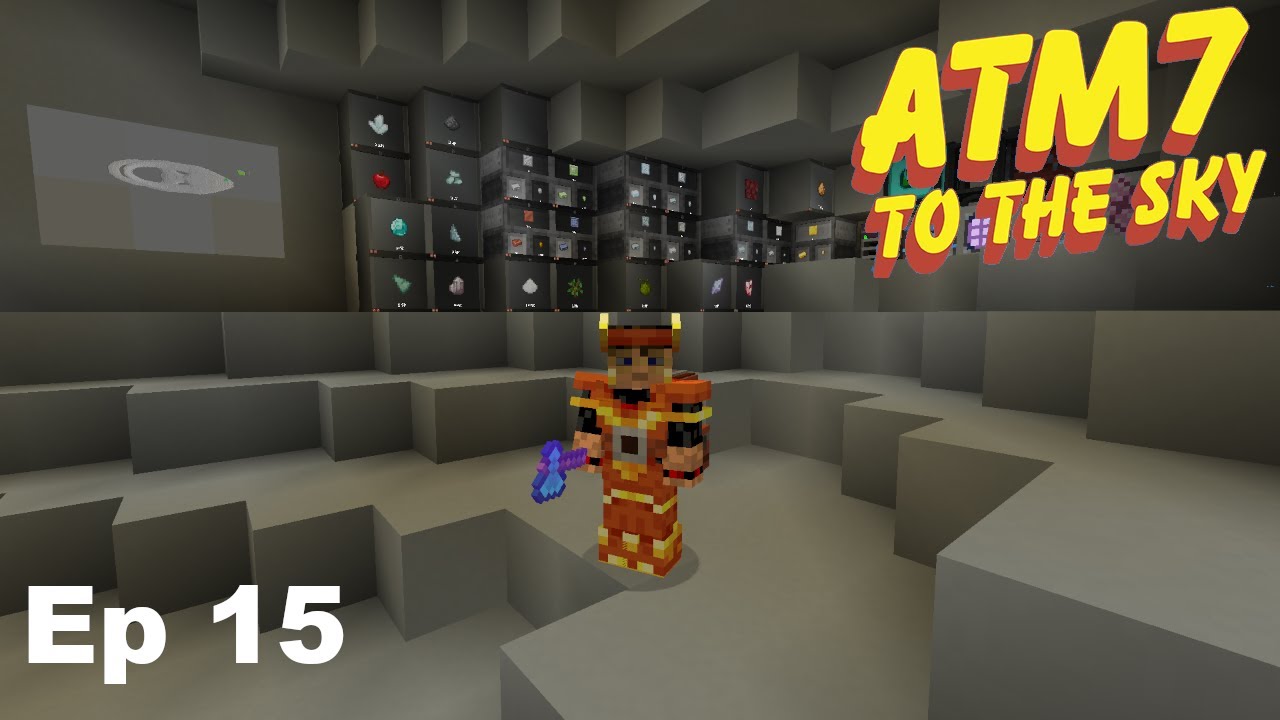 ATM 7 To The Skys Episode 15 Transportation And Base Move YouTube