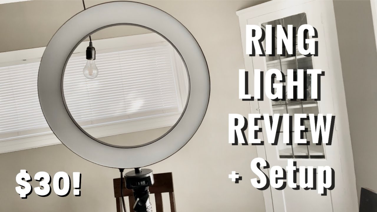 QIAYA Ring Light Unboxing/ Review + Setup - YouTube