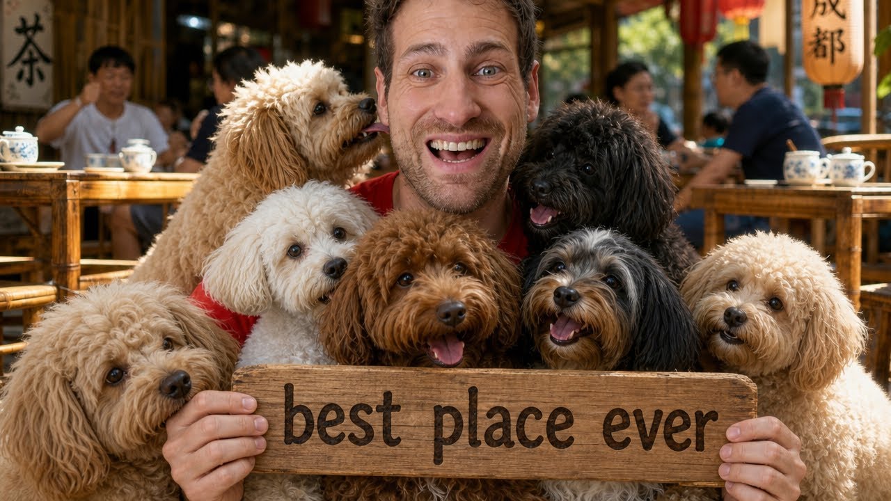 This Cafe In China Is Full of Dogs - YouTube