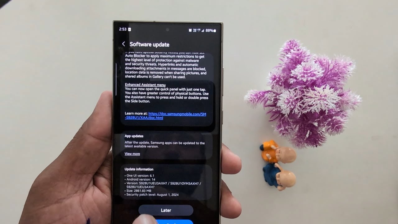 Samsung Galaxy S24 Ultra One UI 6.1.1 Update | New AI Features List ...