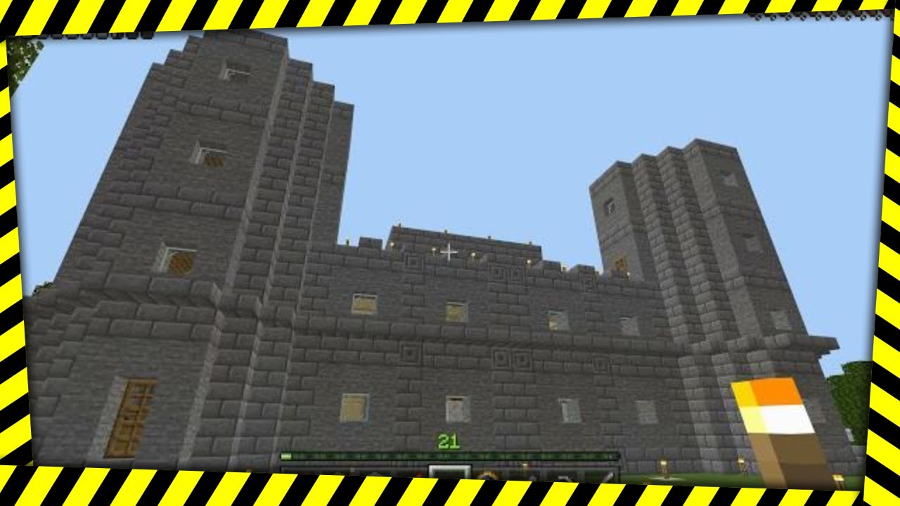 Minecraft Survival Castle EP6 - Castle Defenses and Security - YouTube