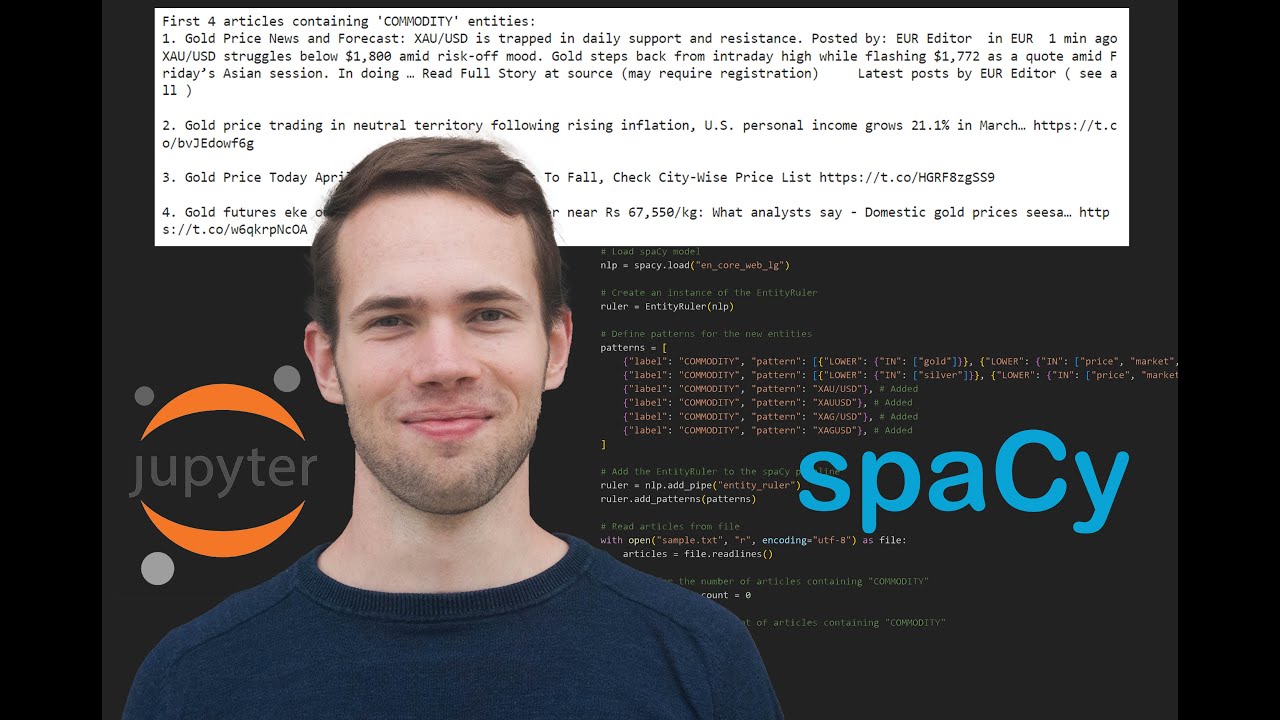 How To Add A New Entity Label To Spacy Ner🔥 Jupyter Notebook — Spacy