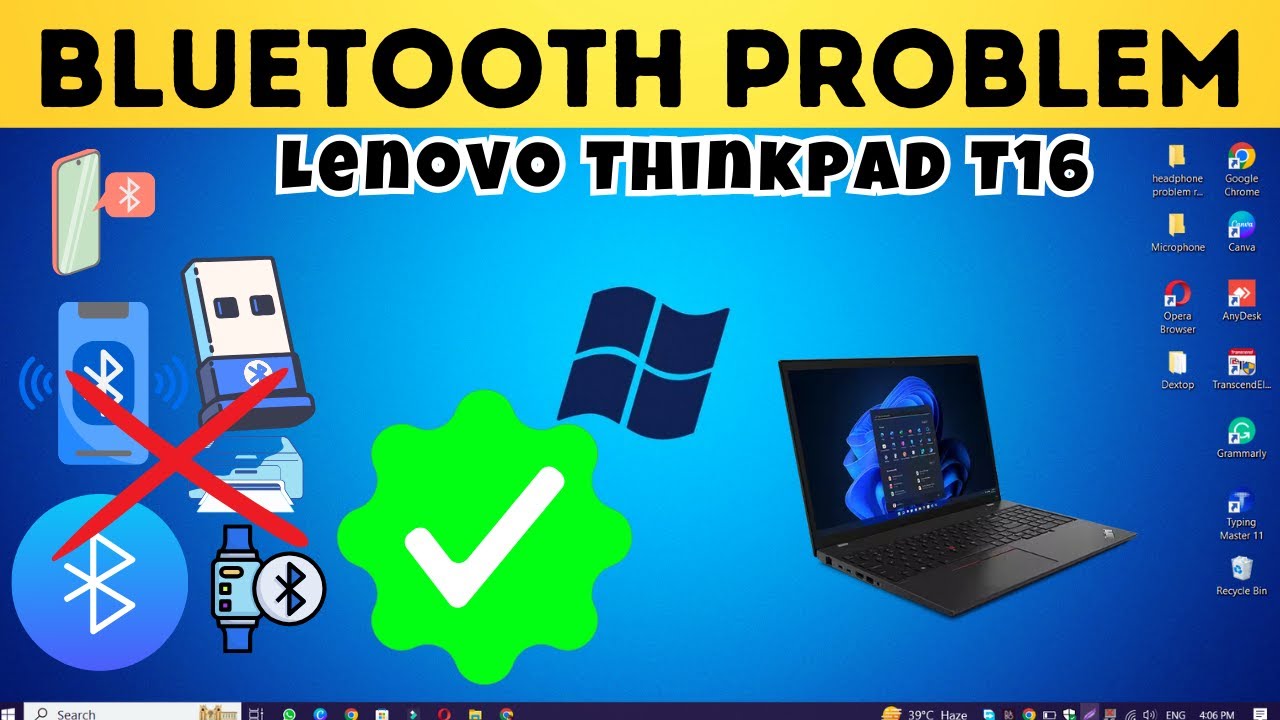 How to Solve Bluetooth Problem Lenovo Thinkpad T16 || Connection ISSUES ...