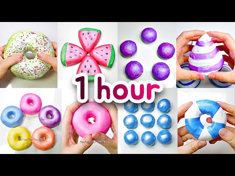 Plaster Clay Cracking ASMR 1hour Compilation