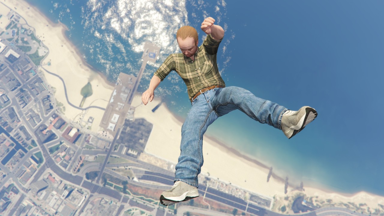 GTA V Epic Falls & Crashes (Euphoria physics | Funny Moments) - YouTube