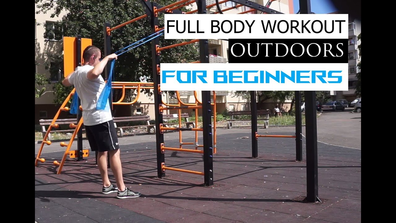 Full Body Outdoor Workout For Beginners - YouTube