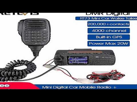 Retevis RT73 Car Radio Mobile Ham Radio VHF UHF Autoradio DMR Digital ...