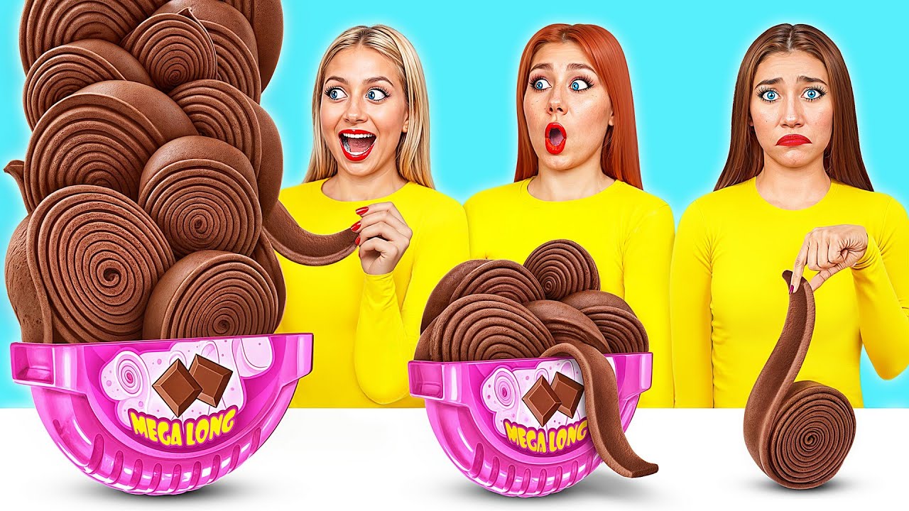 100 Layers of Chocolate Challenge | Funny Food Challenges by Choco DO ...