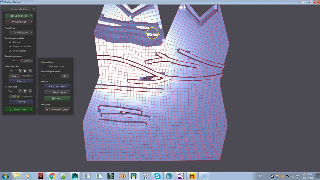 New Method for Retopologizing Marvelous Designer Mesh - YouTube