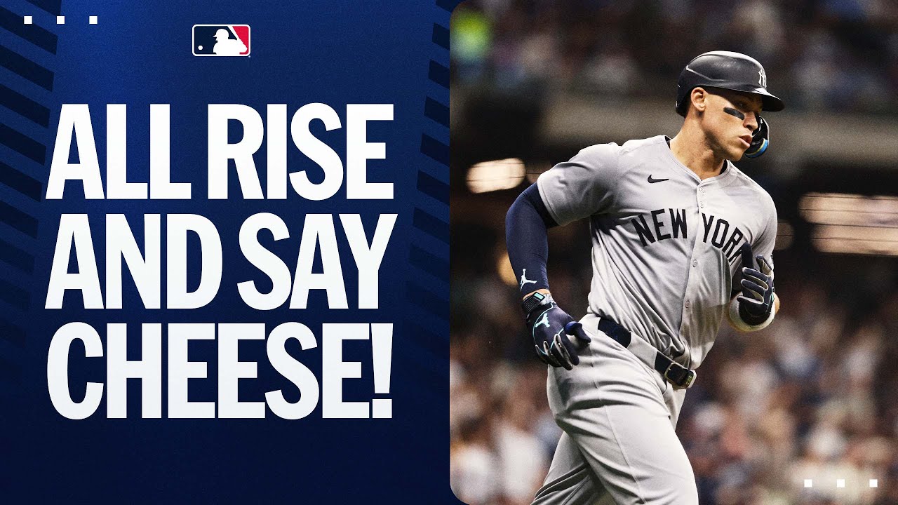 Aaron Judge goes deep in Milwaukee! - YouTube