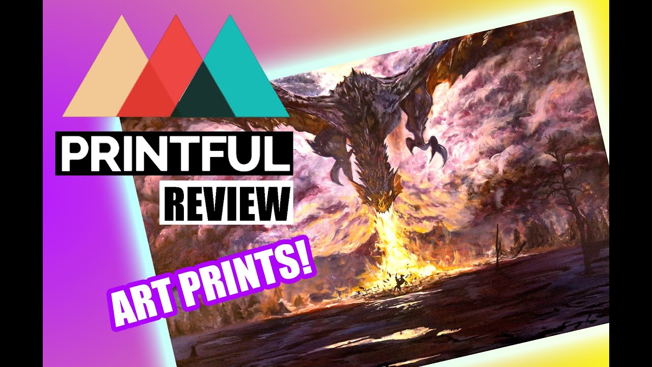Printful Art Print (Poster) 2021 Review and Unboxing - YouTube