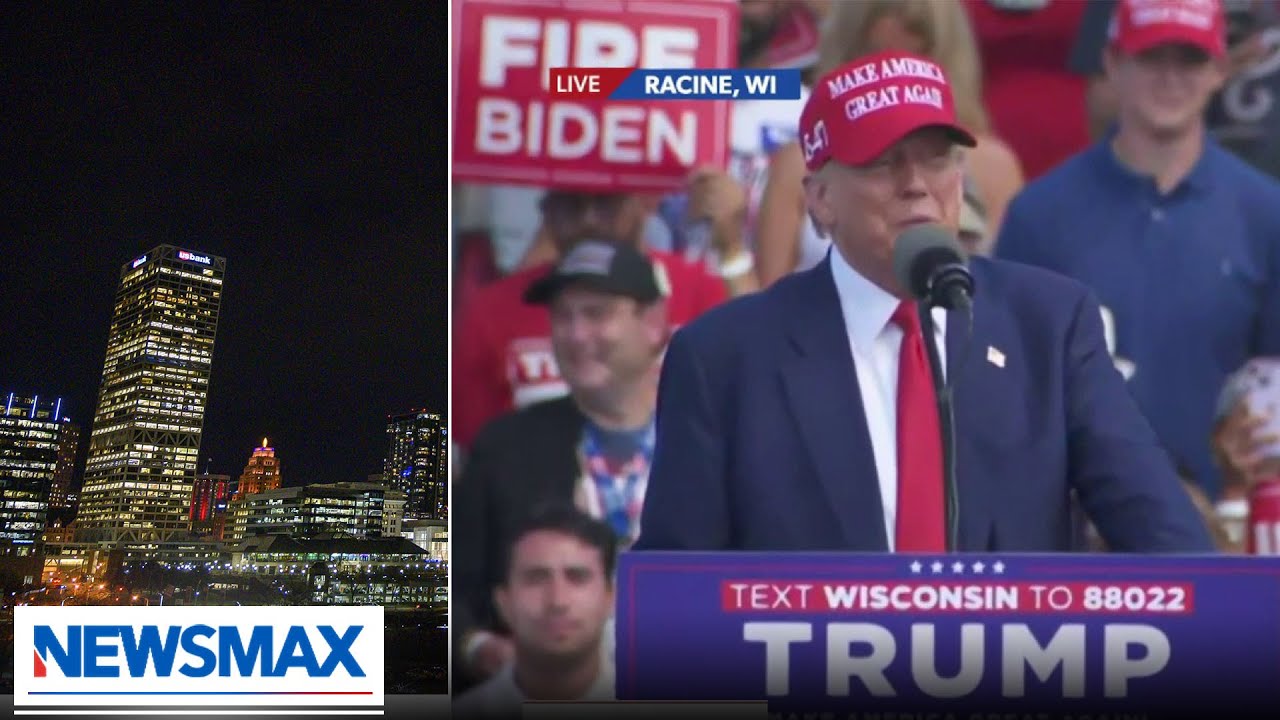 Trump: I love Milwaukee, I was the one who picked it - YouTube