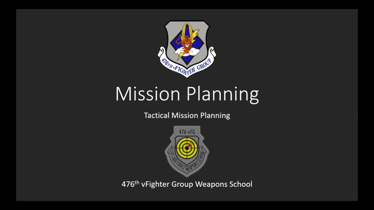 Tactical Mission Planning Class - YouTube