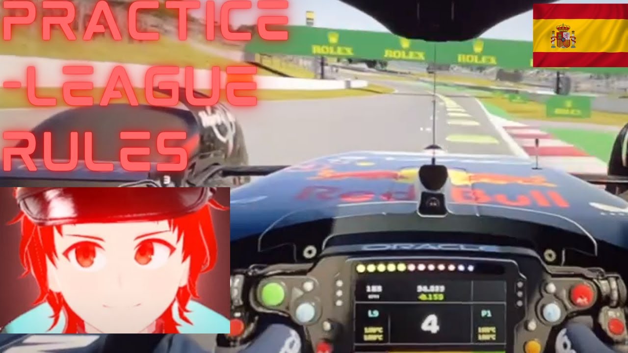 League Practice Spanish Grand Prix F123/ Vtuber Robijet - YouTube