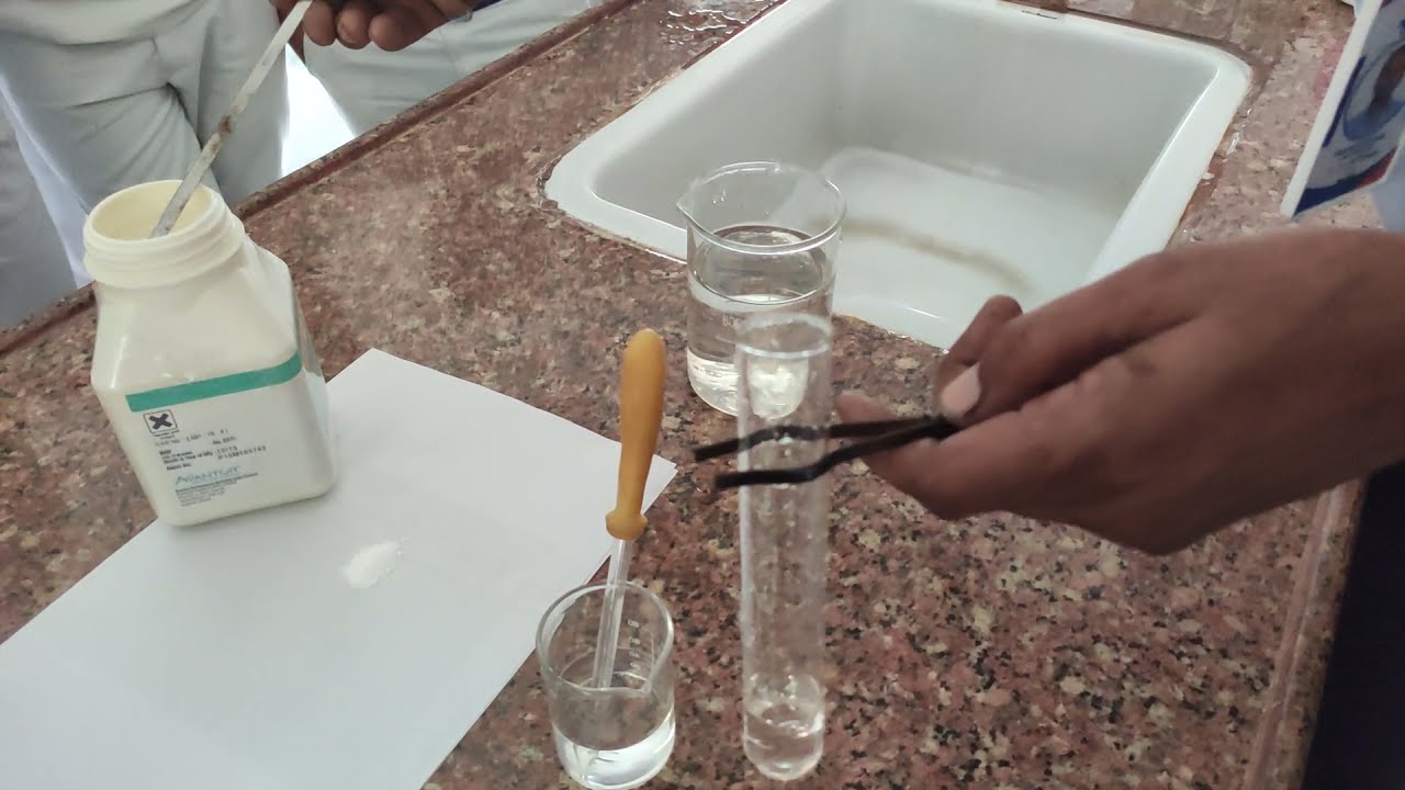 Limewater Test for CO2 - YouTube