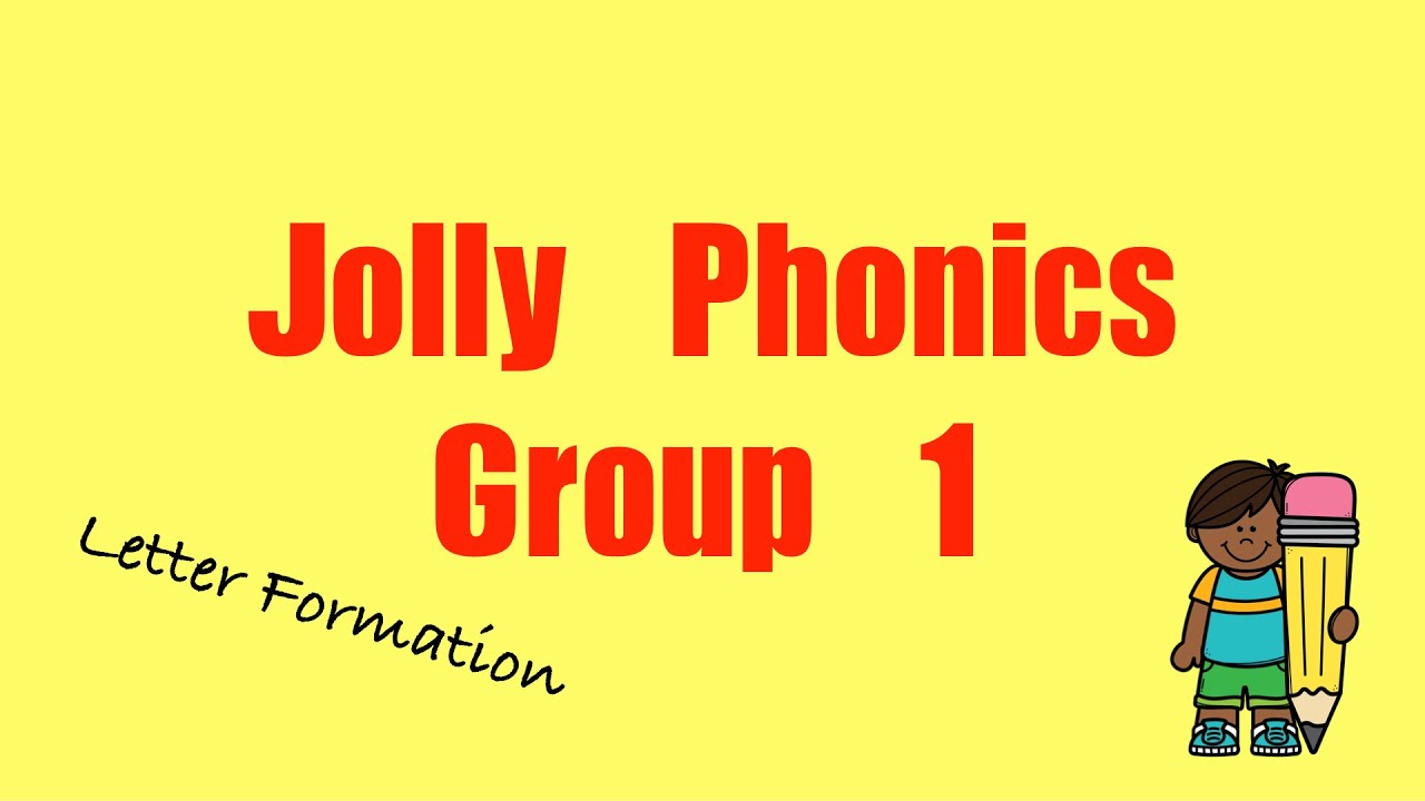 Jolly Phonics Group 1 【letter formation】 - YouTube