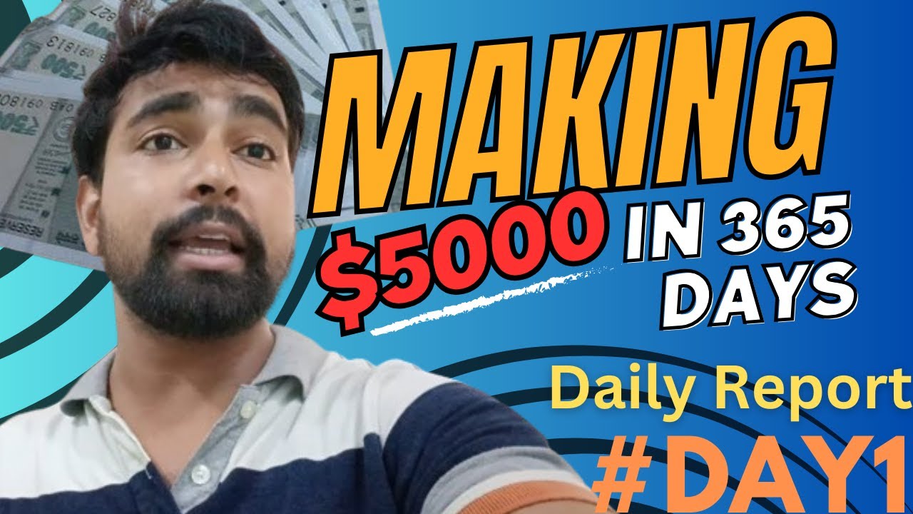 #365days #challenge #making$5000 DAY 1 OF MAKING $5000💲 IN 365 DAYS | INTRODUCTION DAY OF ...