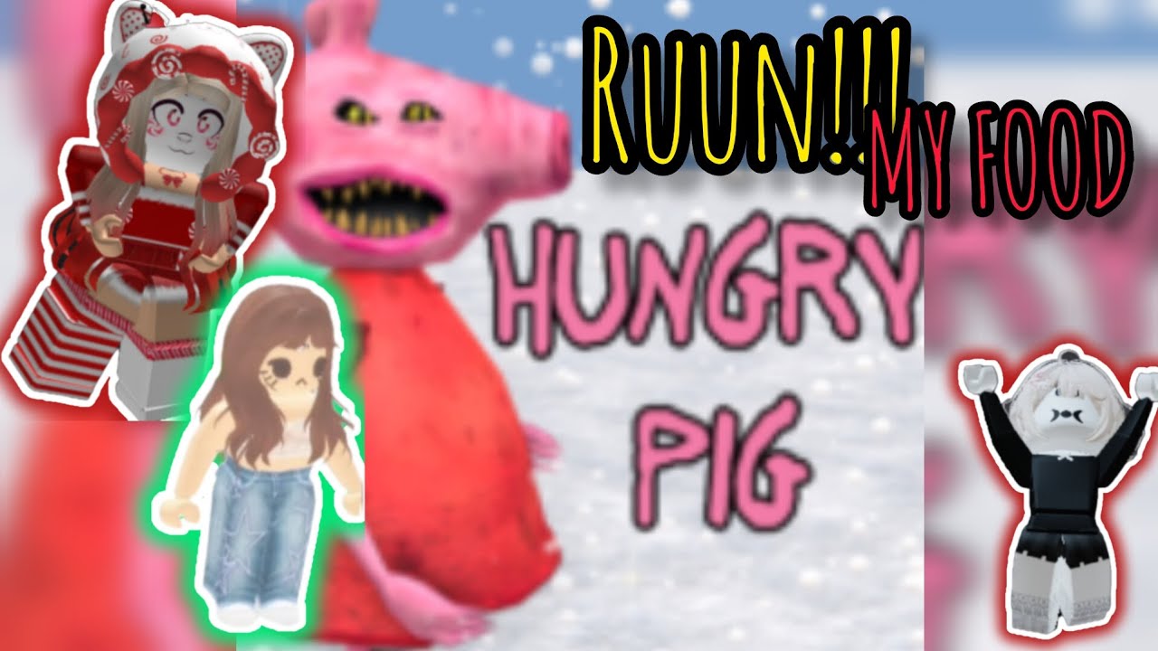 HUNGRY PIG [Roblox] We stole the mean ugly hungry pigs food SURVIVAL ...