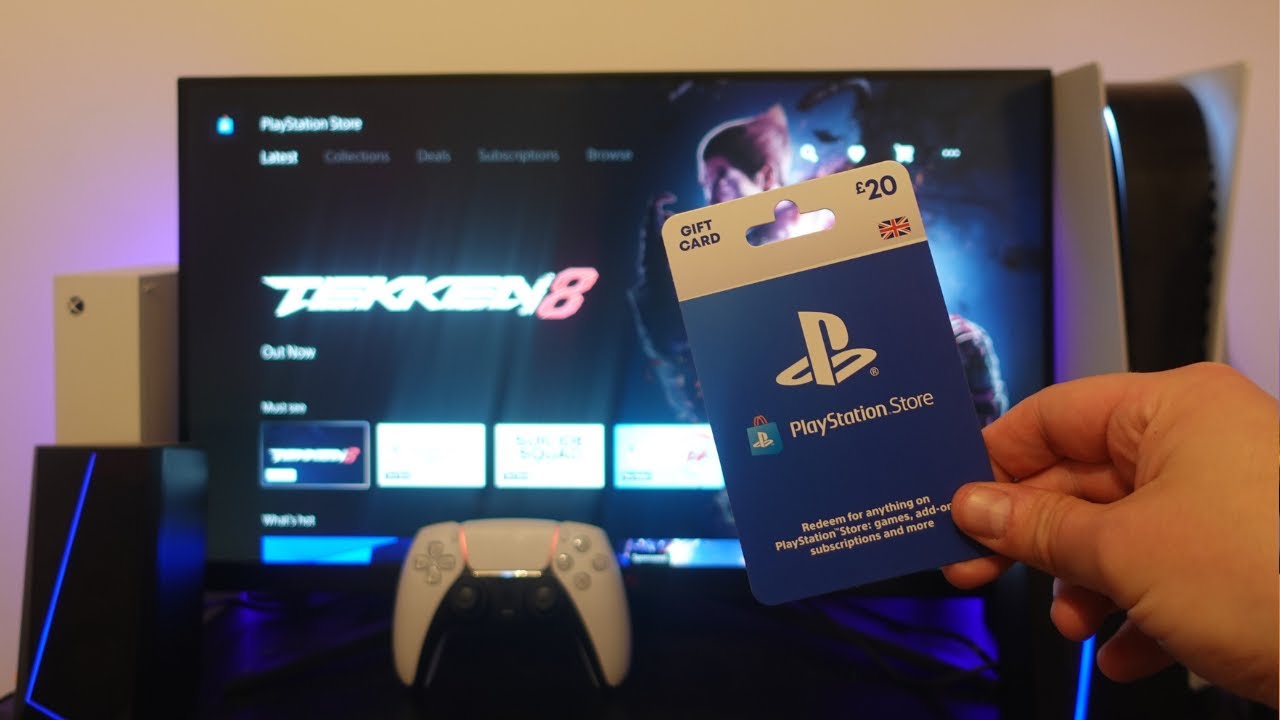 How To Redeem Playstation Gift Card On PS5 - YouTube