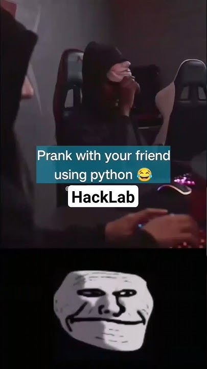 Prank With Your Friends Using Python 😂 ! - YouTube