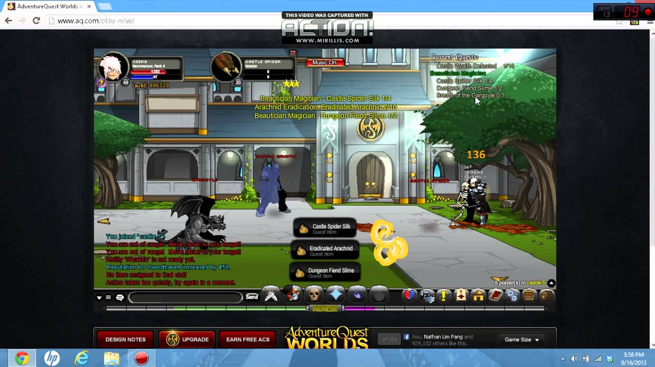 Aqw Castle update? - YouTube