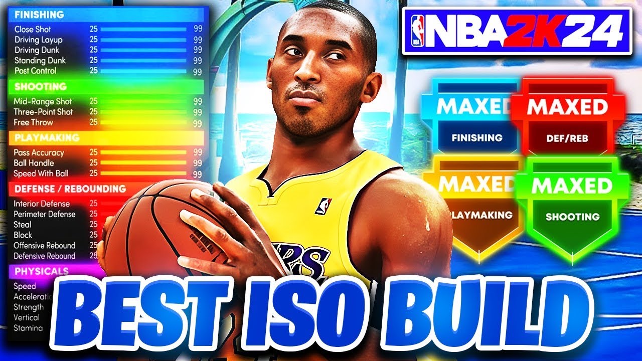 THE BEST ISO BUILD IN NBA 2K24... - YouTube